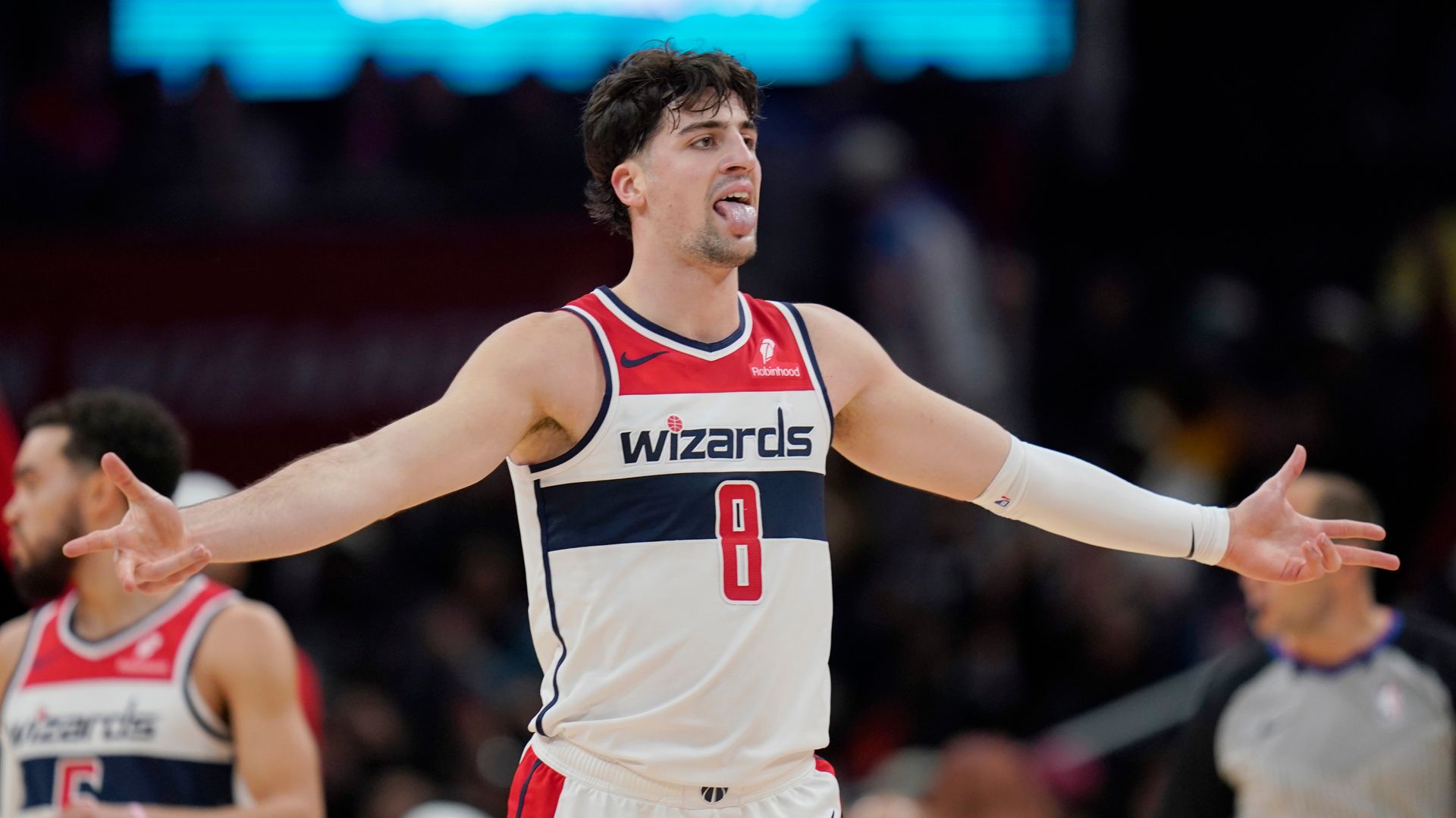 Deni Avdija's joins franchise greats with career night