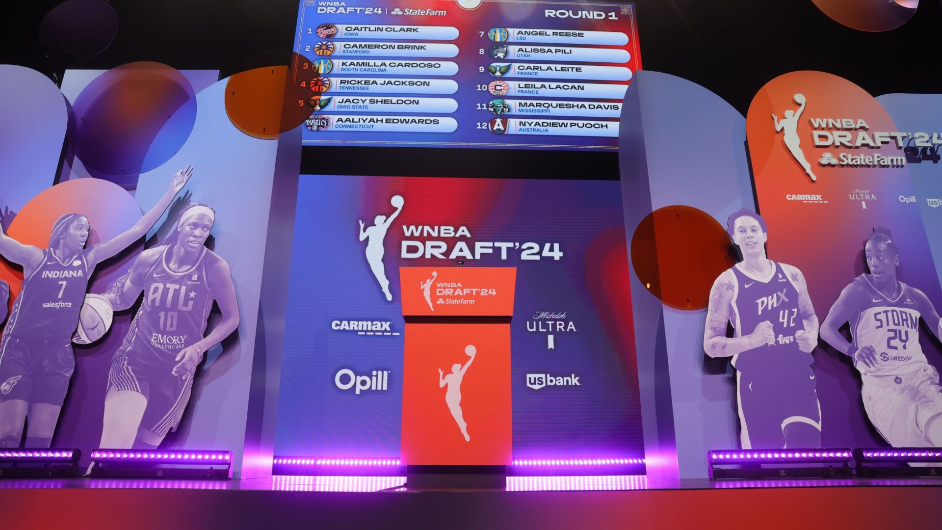 Wnba Draft Logo Bueckers Is No. 1 Pick In WNBA Draft, Going To Wings